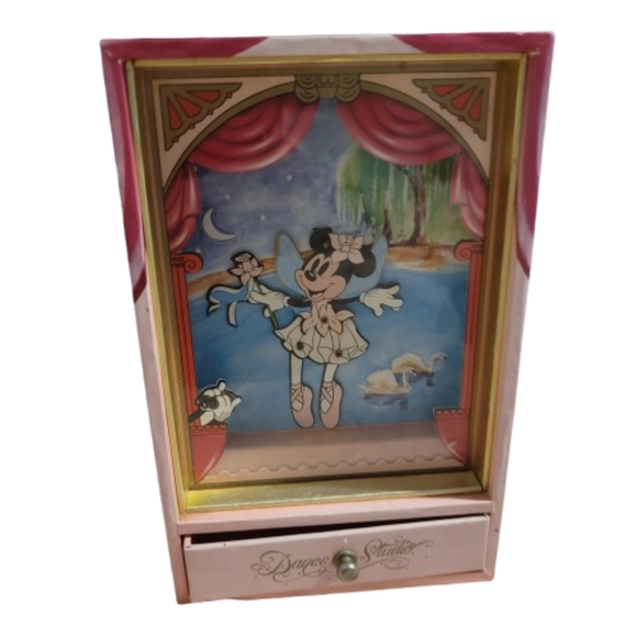Disney | Toys | Walt Disney Minnie Mouse Ballerina Music Box Vintage ...